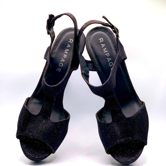 Rampage | Shoes | Sparkle Sparkle Wedge Heels | Poshmark